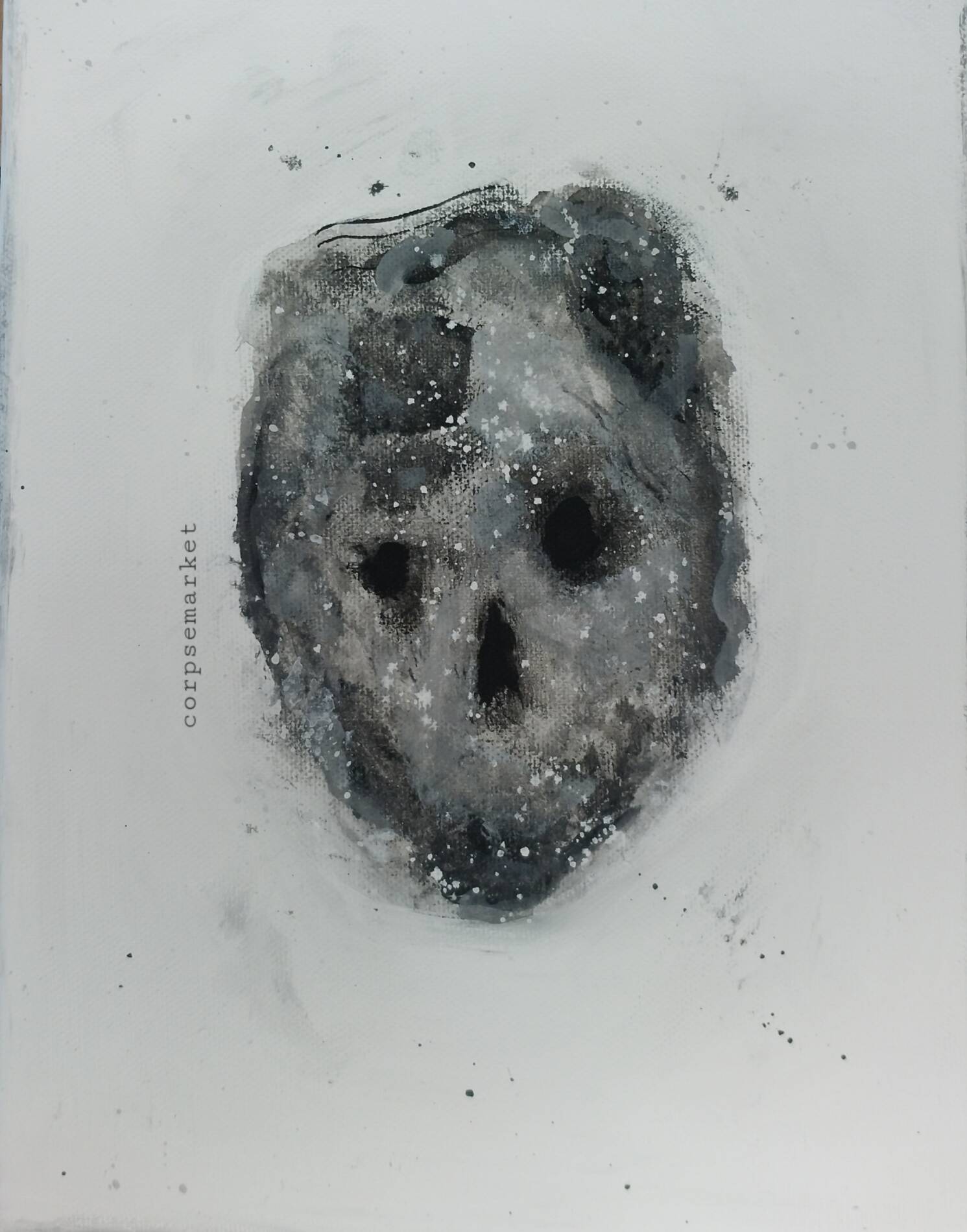 Clouded by Corpse Market, dark Paintings for sale, direct from the artist